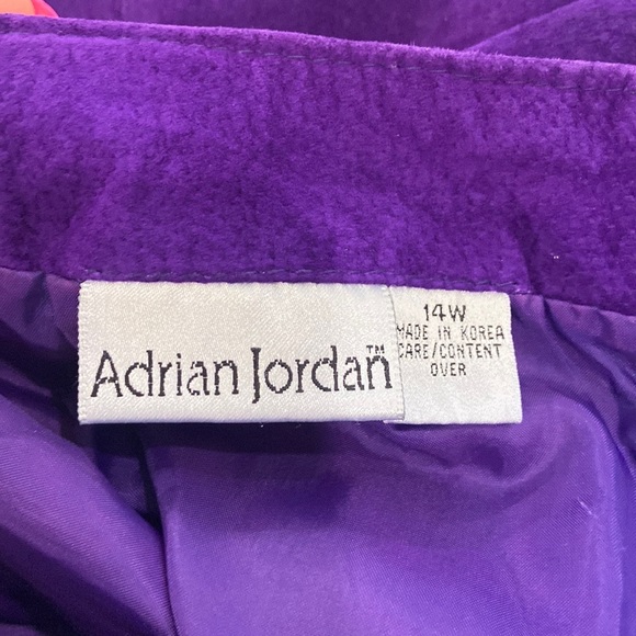 Adrian Jordan | Skirts | Vintage Adrian Jordan Suede Skirt Size 4 ...